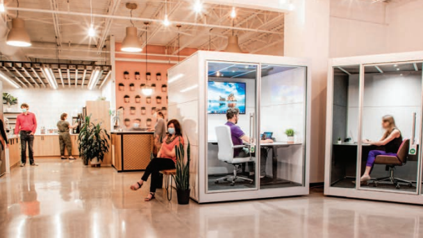 Mobile, Stand-Alone Office Pods Providing a Safe, Private Workspace ...